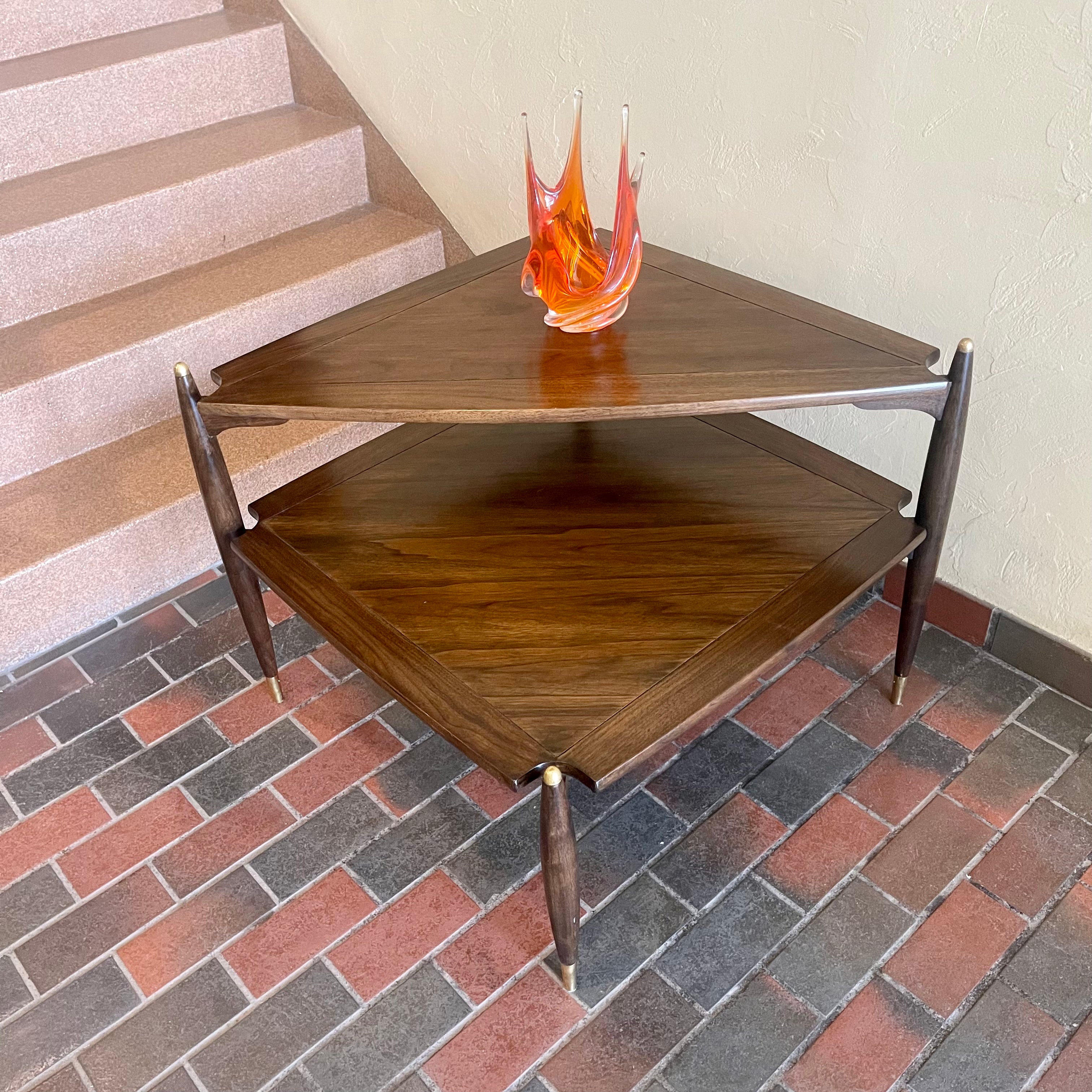 Vintage Canadian Made Corner Table | Mr. Mansfield Vintage - Mr ...