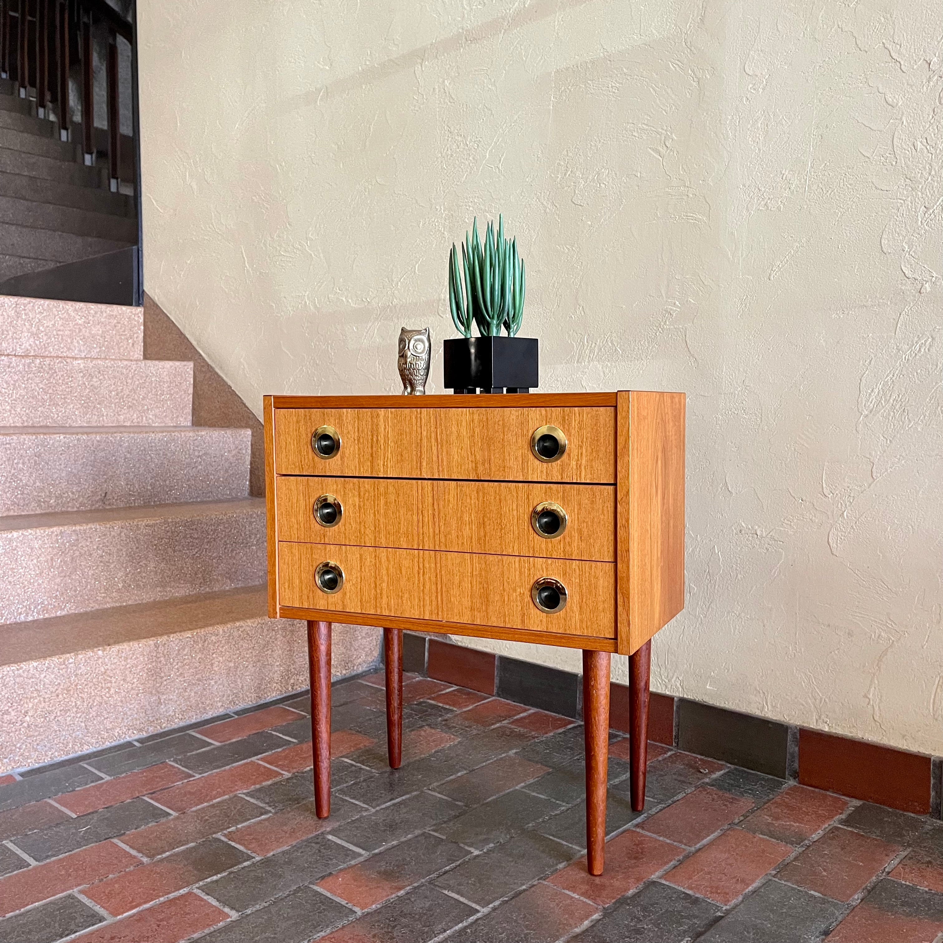 Small Teak Chest of Drawers | Mr. Mansfield Vintage - Mr. Mansfield Vintage