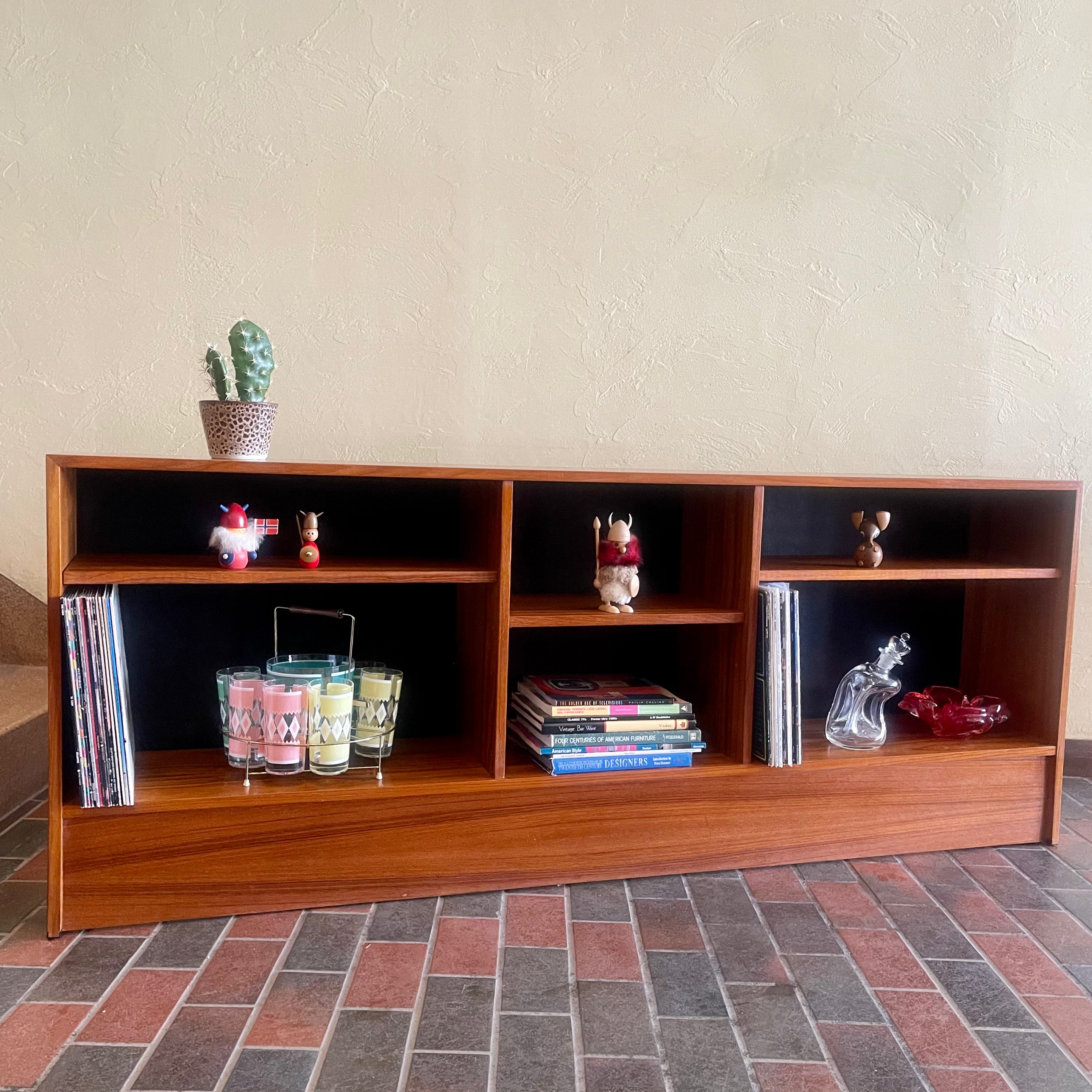 Midcentury Teak Book or Record Shelf | Mr. Mansfield Vintage - Mr ...